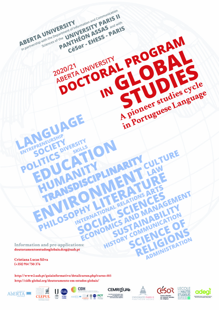 The application period for the Doctoral Program in Global Studies is ...